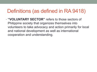 Volunteerism: A tool for nation building | PPTX