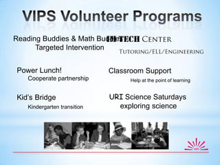VIPS Inspiring Minds Volunteer Presentation | PPTX