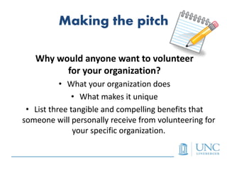 Volunteer presentation | PDF