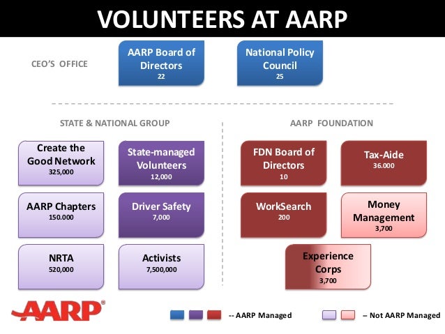 Volunteer program org chart