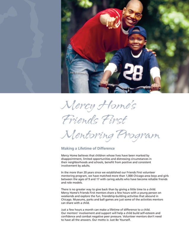 Friends first Mentoring Program Information Sheet | PDF