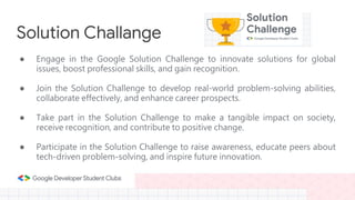 Student Challange as Google Developers at NKOCET | PPTX