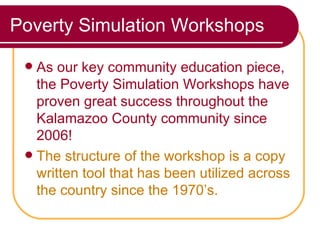 Poverty Simulation Volunteer Training | PPT