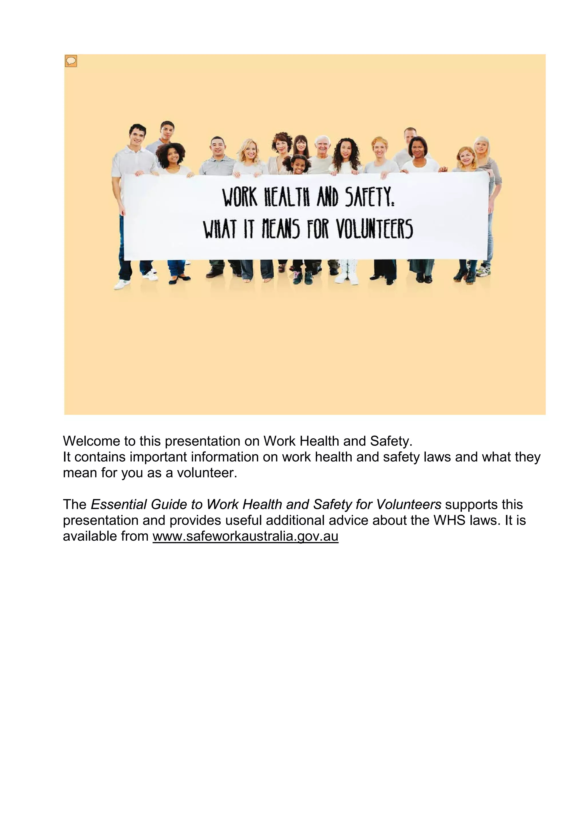 Volunter health and safety | PDF | Medical Health