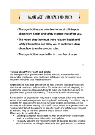 Volunter health and safety | PDF