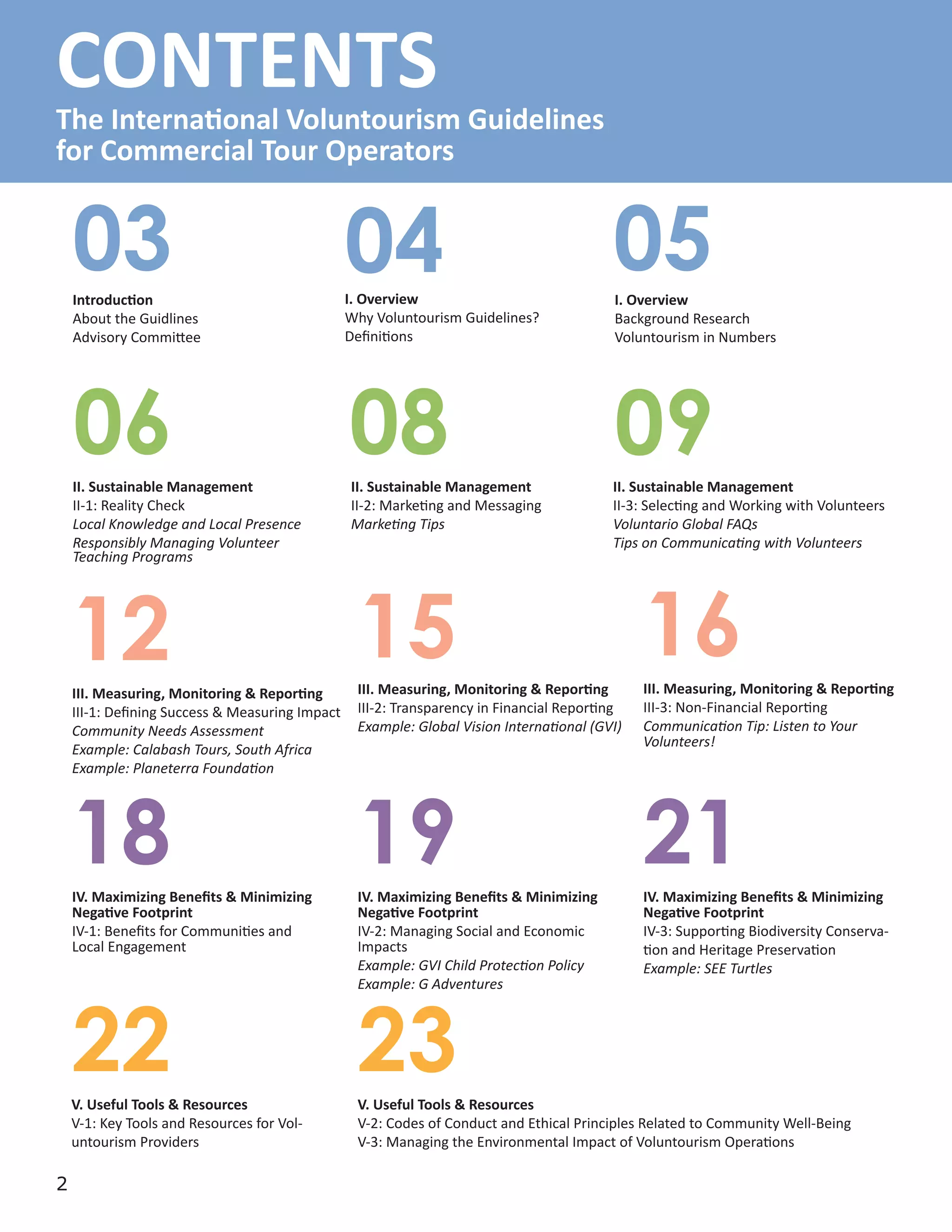 International Voluntourism Guidelines for Commercial Tour Operators | PDF