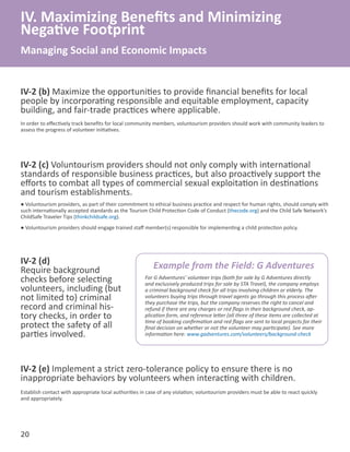 International Voluntourism Guidelines for Commercial Tour Operators | PDF