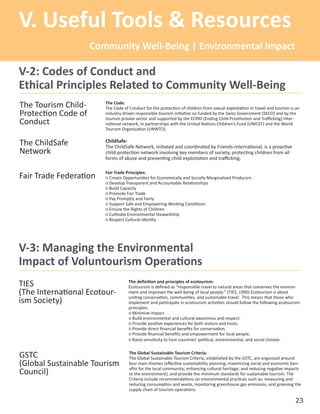 International Voluntourism Guidelines for Commercial Tour Operators | PDF