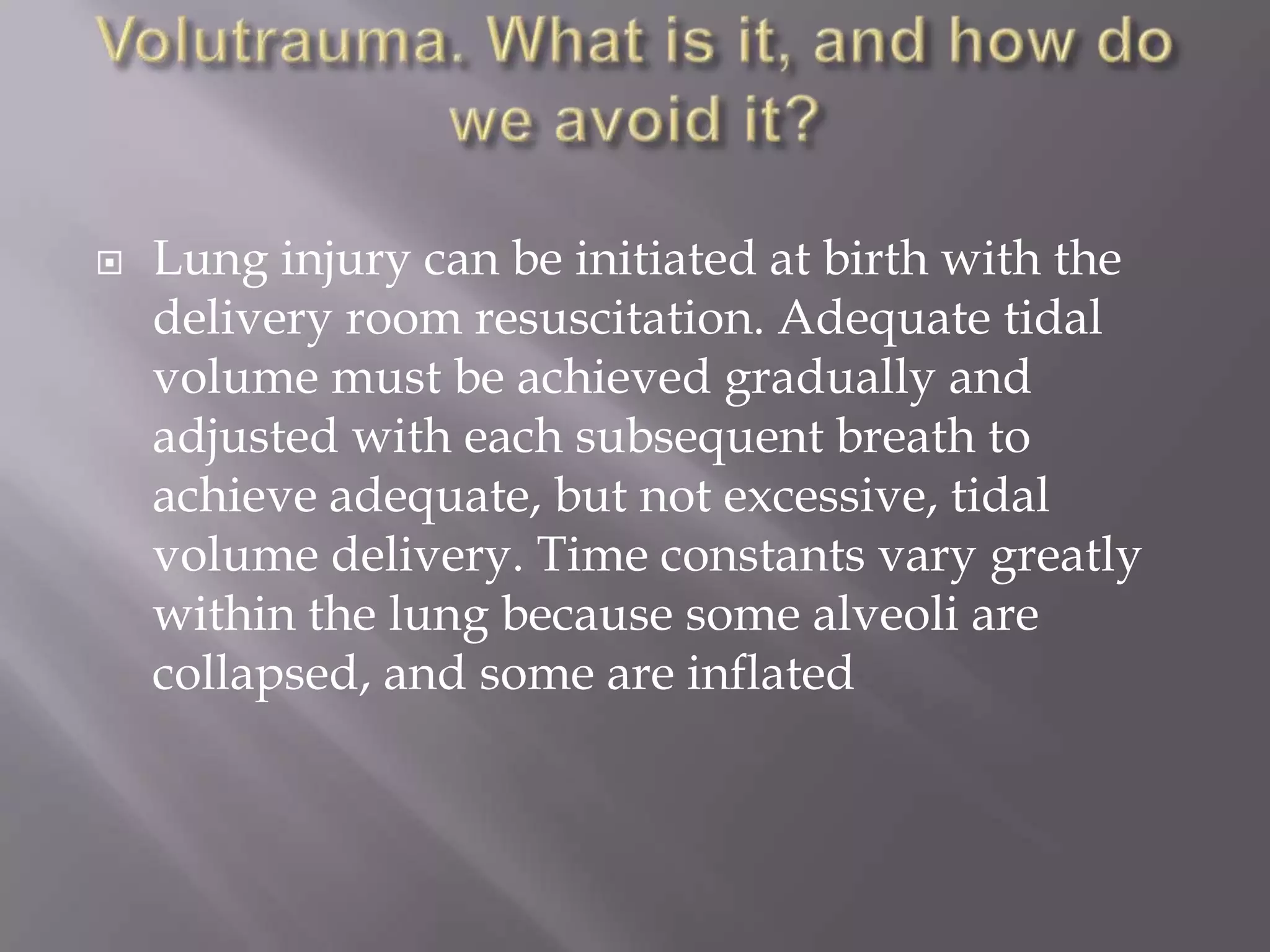 Volutrauma Presentation Abdul Fatah Pptx