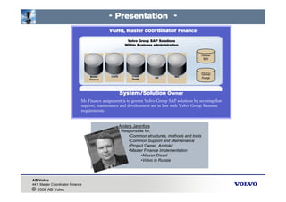 Volvo: Process Driven Design | PDF | Automotive Industry | Industries