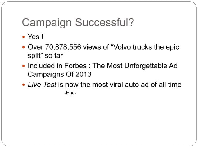 Volvo_marketing_campaign | PPT