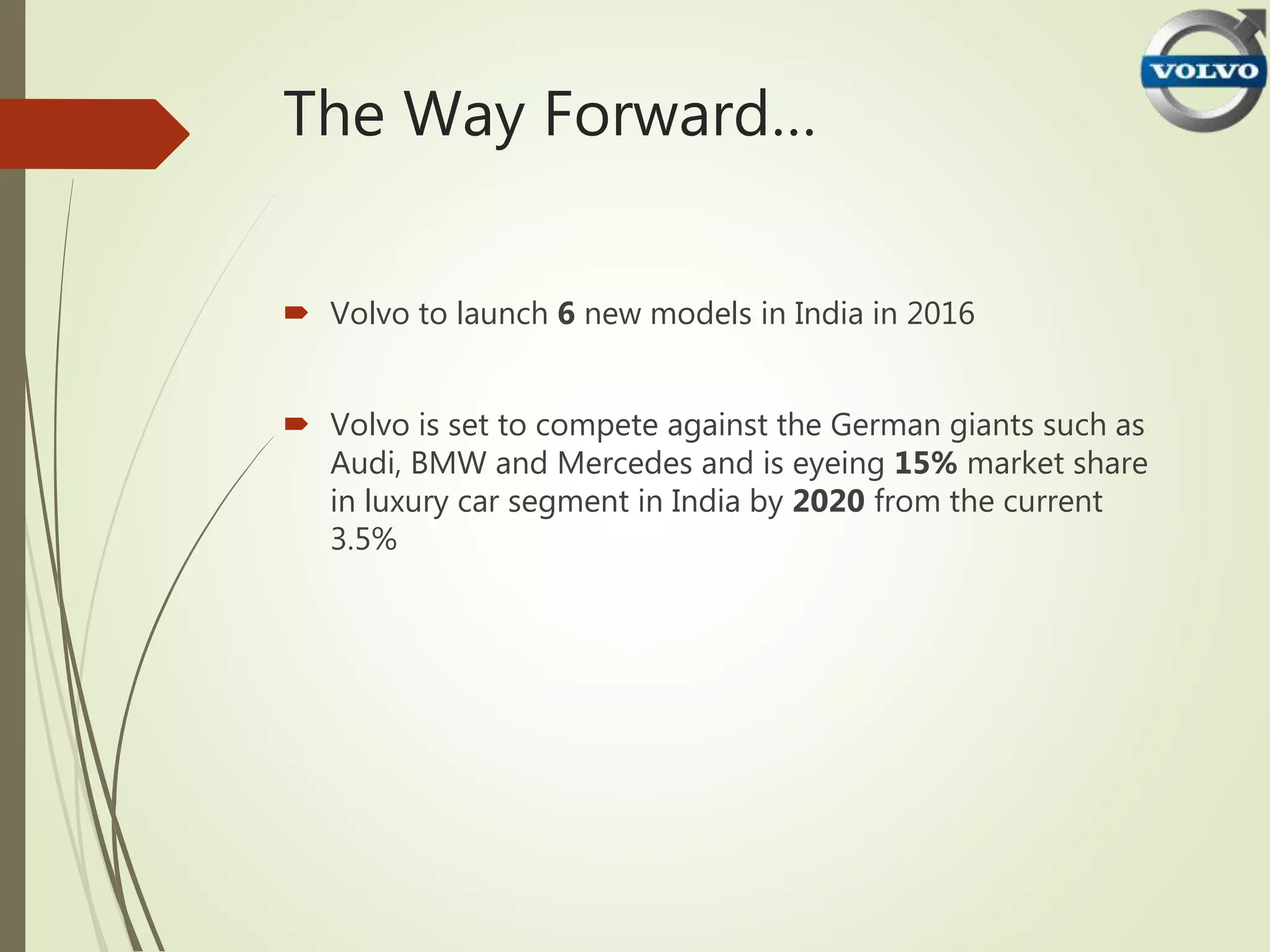 Brand Positioning Statement of Volvo | PPTX