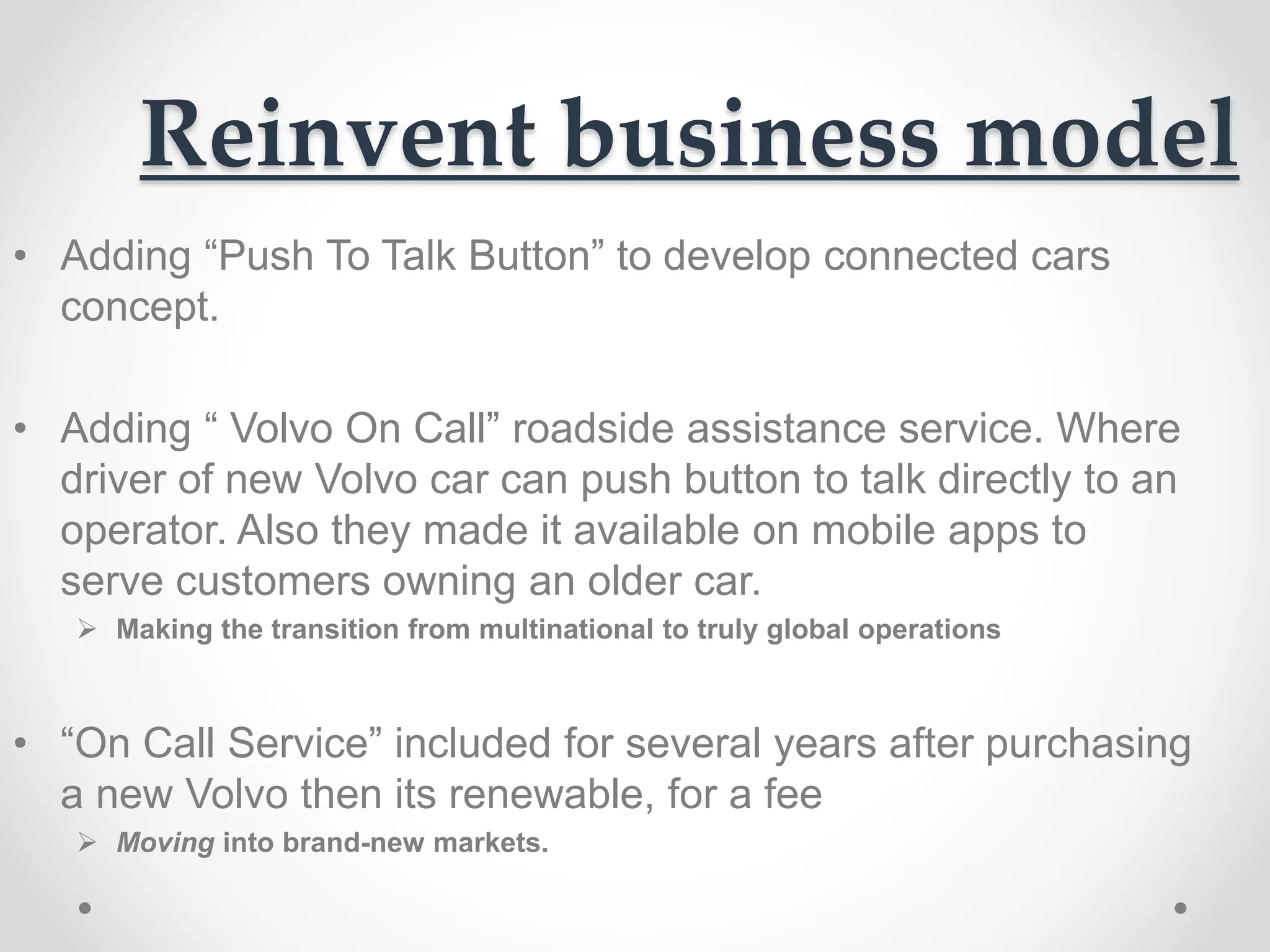 Volvo MBA Class Presentation | PPTX