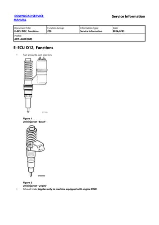Volvo A40d Engine control unit D12 E–ECU Service Manual.pdf