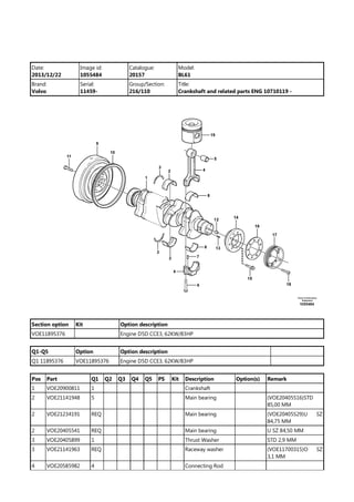Volvo BL61 Backhoe Loader Parts Catalogue Manual (SN 11459 and up).pdf