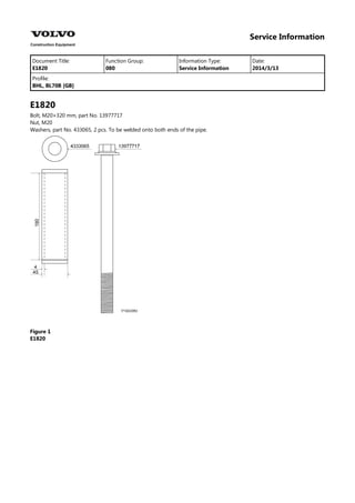 Volvo BL70B Backhoe Loader Service Repair Manual.pdf