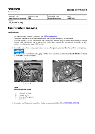 Volvo ec220 d lr ec220dlr excavator service repair manual | PDF ...