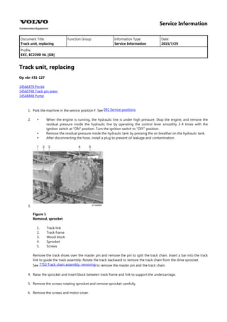 Volvo ec220 d nl ec220dnl excavator service repair manual | PDF