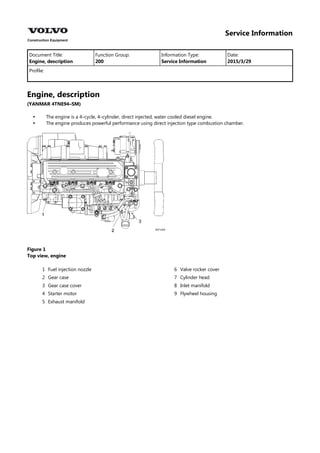 Volvo EC55-EU Compact Excavator Service Repair Manual Instant Download.pdf