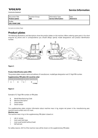 Volvo EC60C Compact Excavator Service Repair Manual.pdf