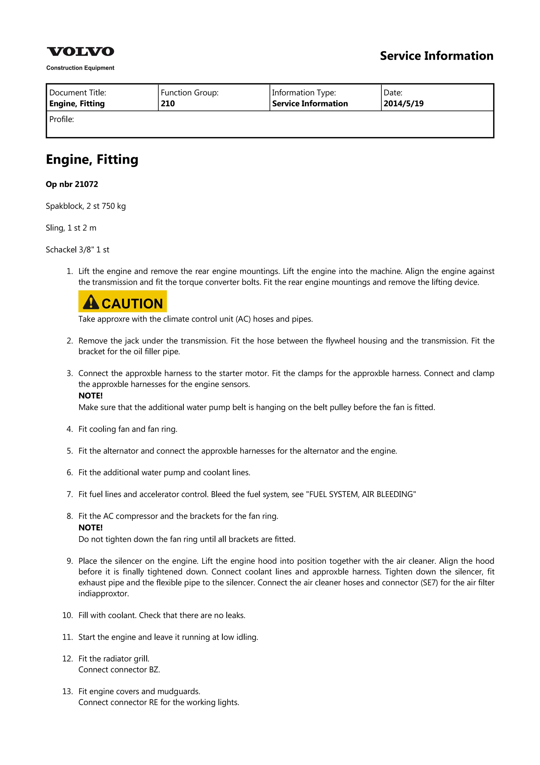 Volvo L70D Wheel Loader SM Repair Download | PDF