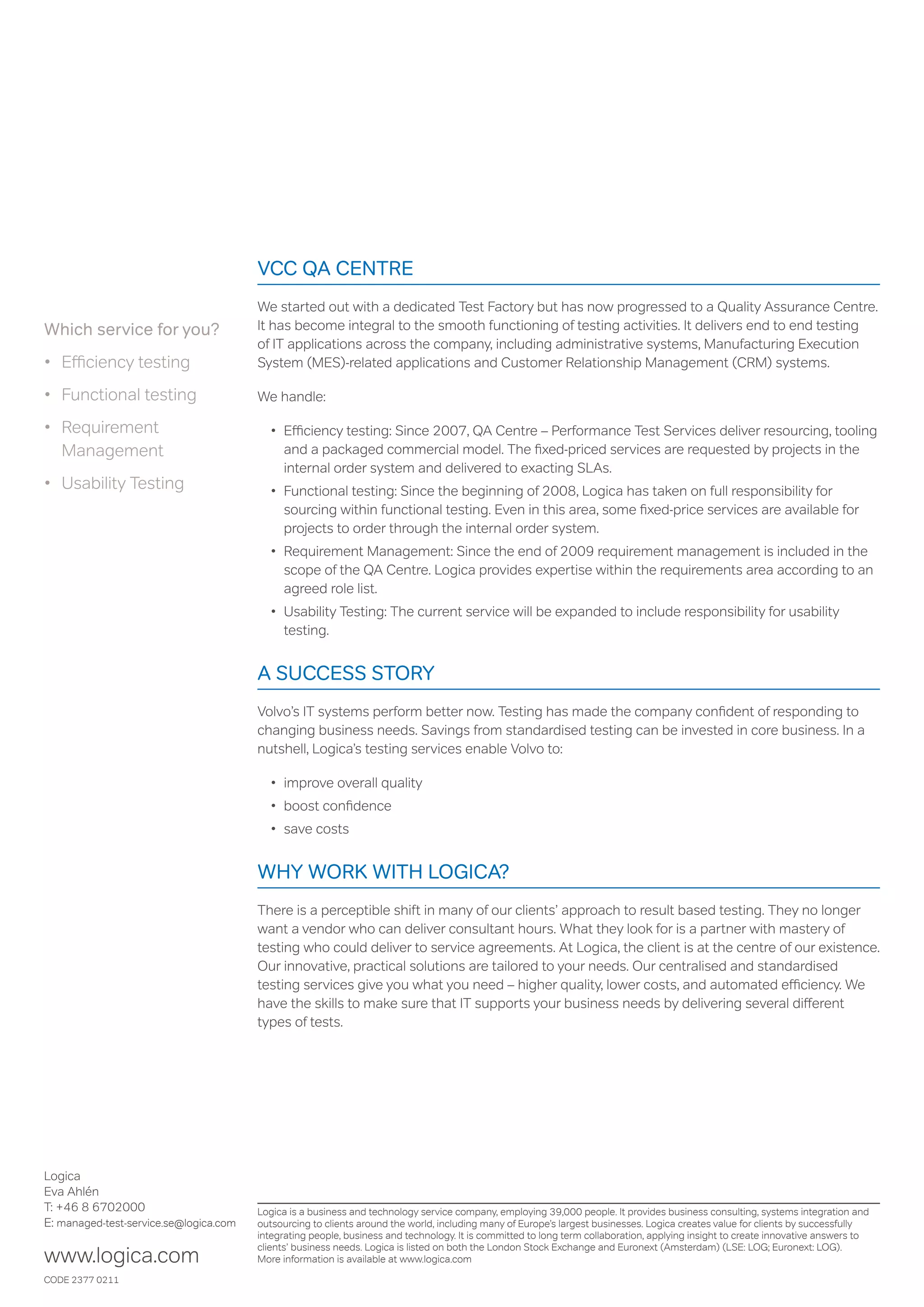 A case study on VOLVO, Quest For Better Quality | PDF