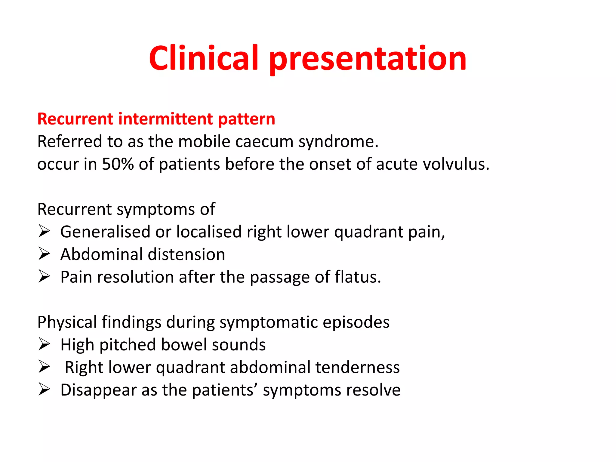 Volvulus of colon | PPTX