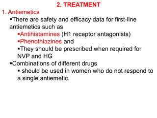 Vomiting of pregnancy and hyperemesis gravidarum. Prof Aboubakr ...