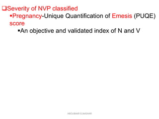 Vomiting in pregnancy. Green Top Guideline | PPSX