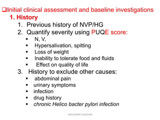 Vomiting in pregnancy. Green Top Guideline | PPSX