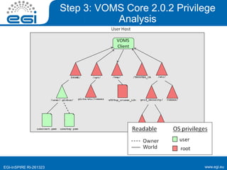 Vulnerability Assessment of Middleware Packages Supplied by EMI: VOMS ...