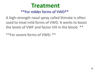 Von Willebrand Disease | PPTX