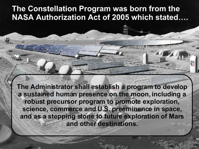 Constellation: The New Vision for Space Exploration | PPT