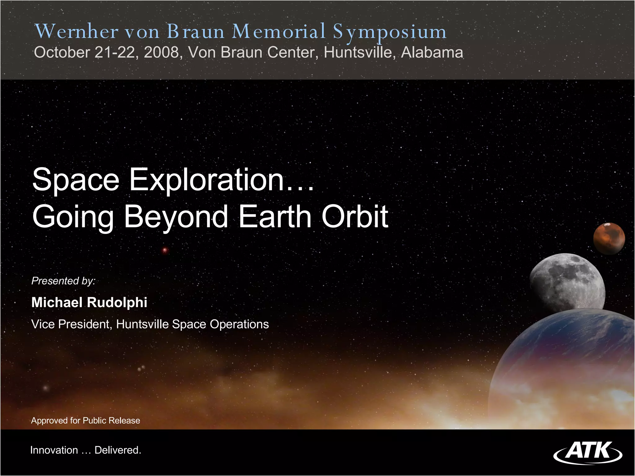 Space Exploration… Going Beyond Earth Orbit | PPT