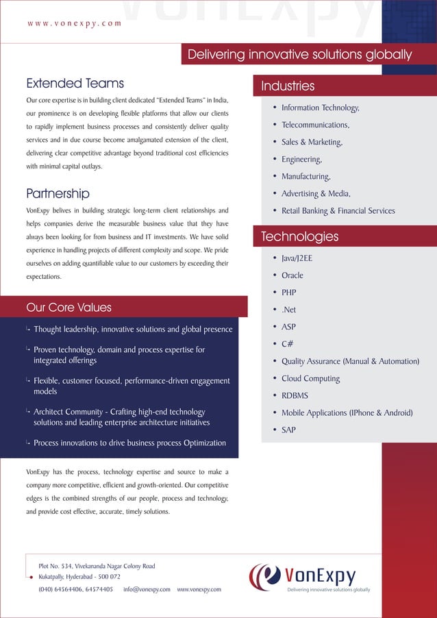 VonExpy Softech | PDF