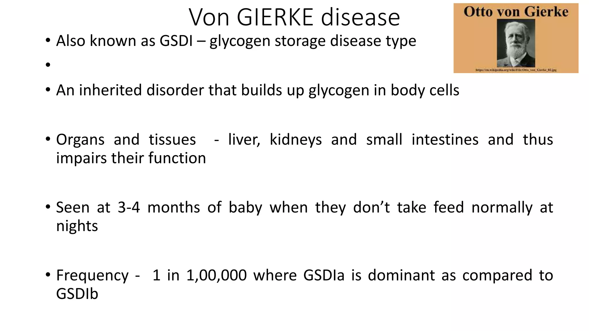 Von geirke disease | PPT