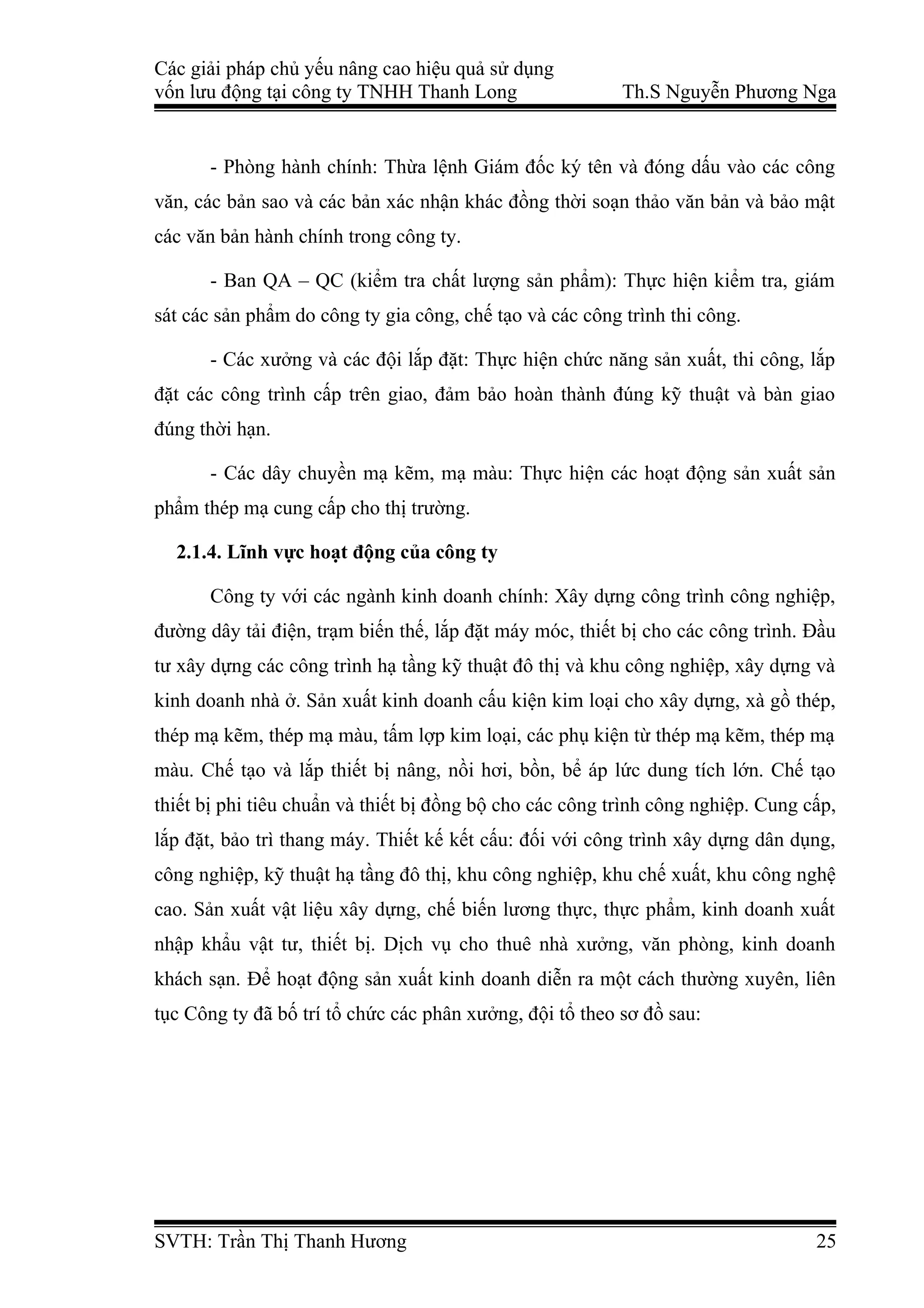 Luận văn: Nâng cao hiệu quả sử dụng vốn lưu động tại Công ty, HAY! | DOC