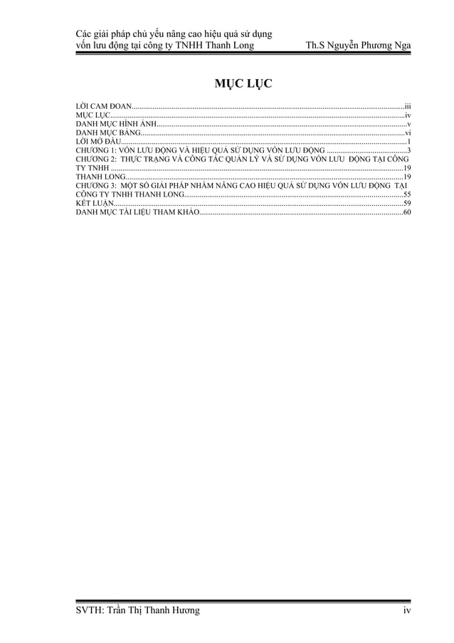 Luận văn: Nâng cao hiệu quả sử dụng vốn lưu động tại Công ty, HAY! | DOC