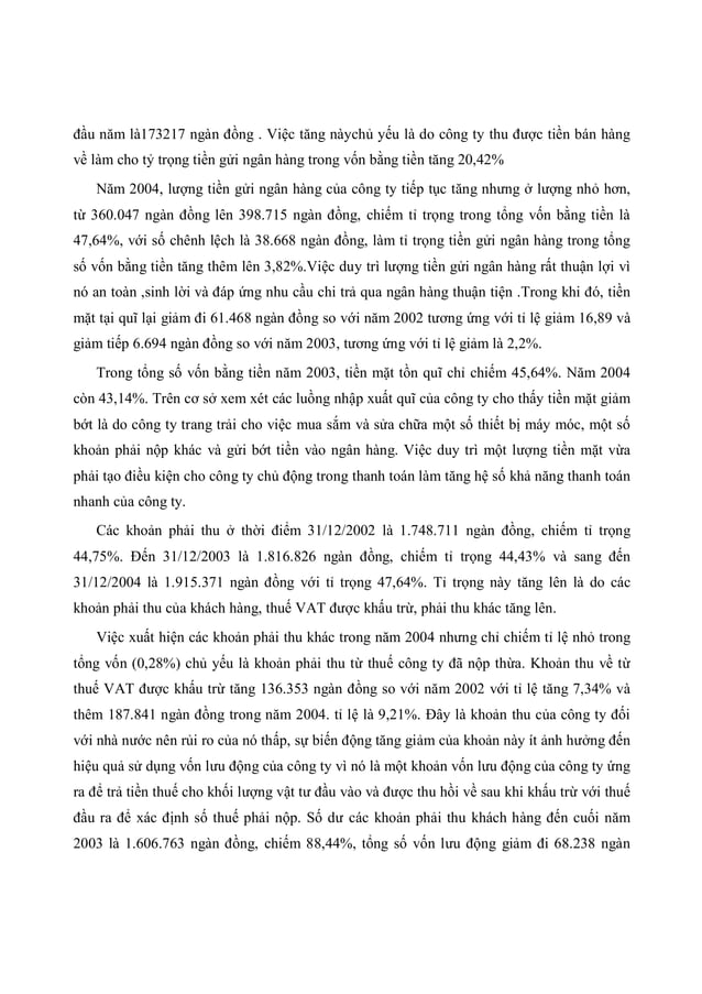 Vốn lưu động và biện pháp nâng cao hiệu quả sử dụng vốn lưu động | PDF