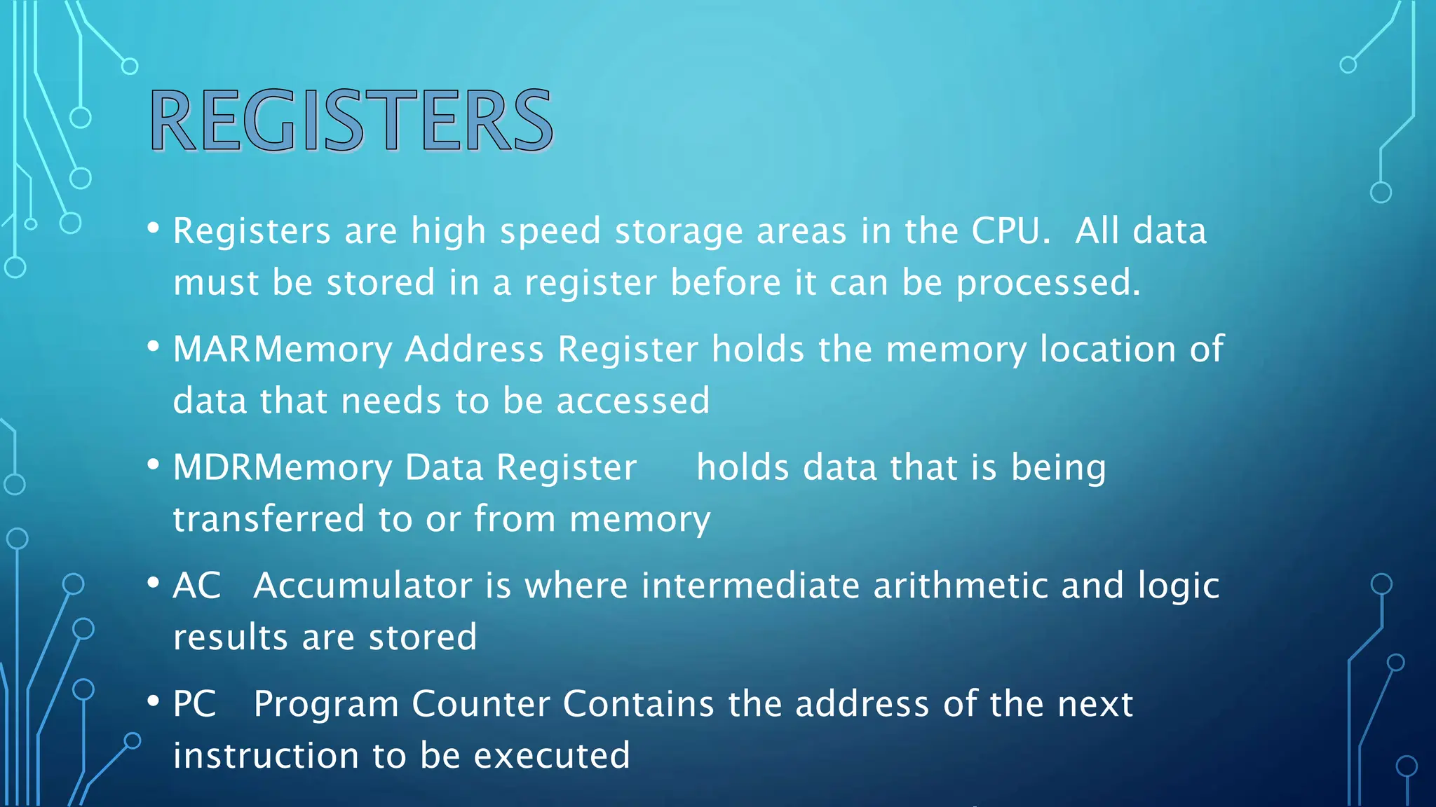 Von Neuman Architecture For Gcse Computer Ppt