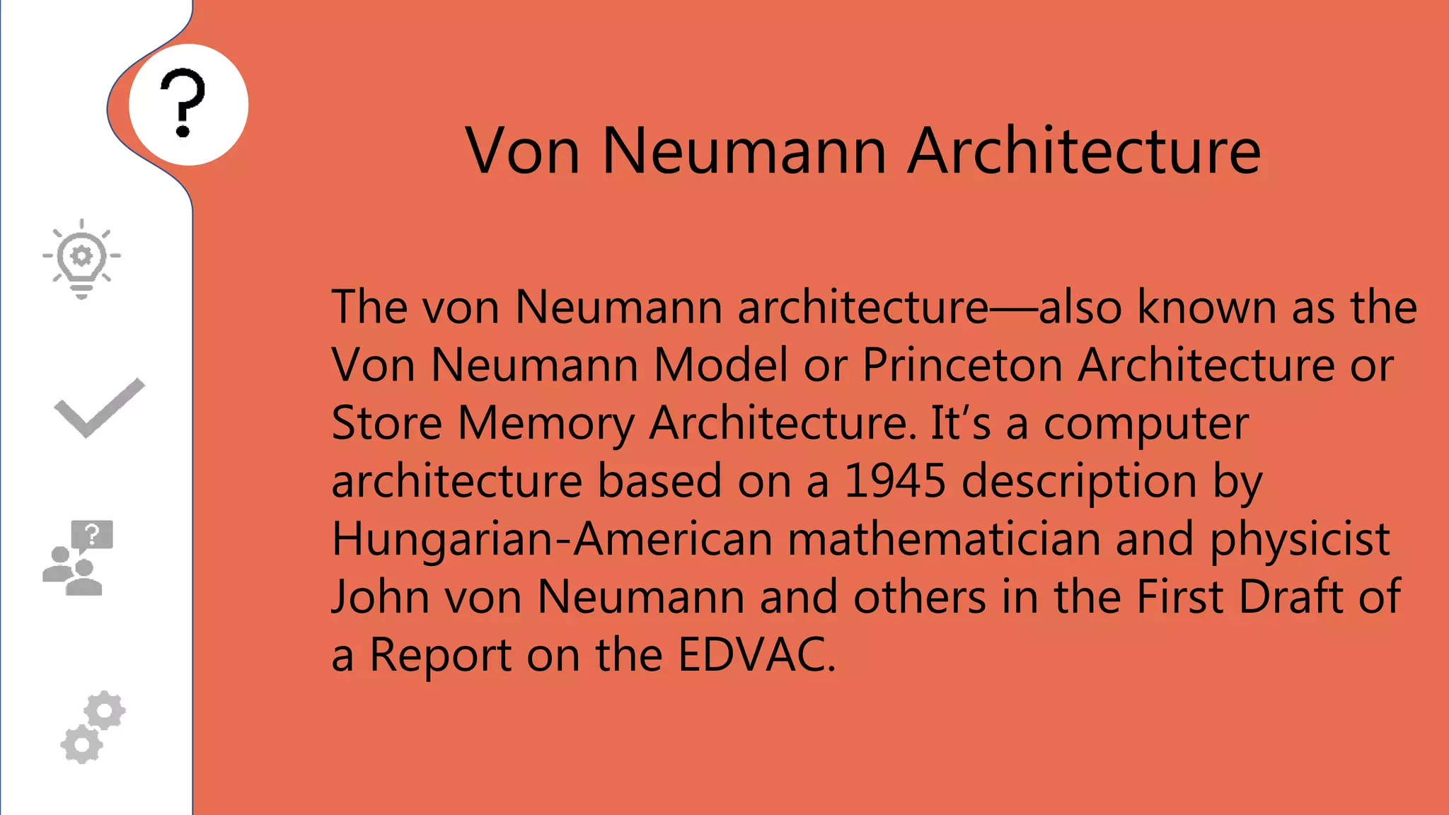 Von neumann architecture | PPTX