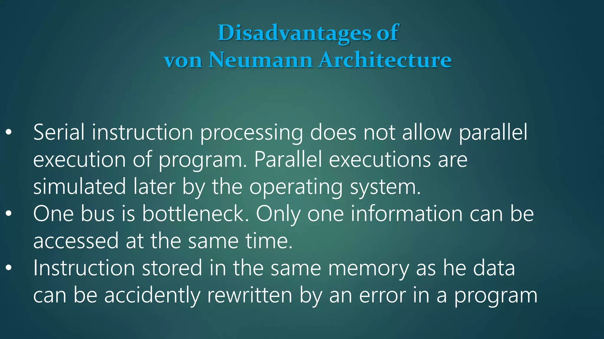 Von neumann architecture | PPTX