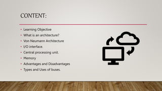 VON_NEUMANN_ARCHITECTURE_PPT_COAA final.pptx | Data Storage and ...
