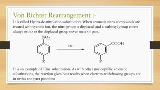 Von richter rearrangement | PPTX