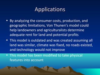 Von thunenagriculturallanduse | PPT