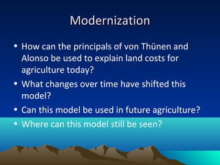Von thunenagriculturallanduse | PPT