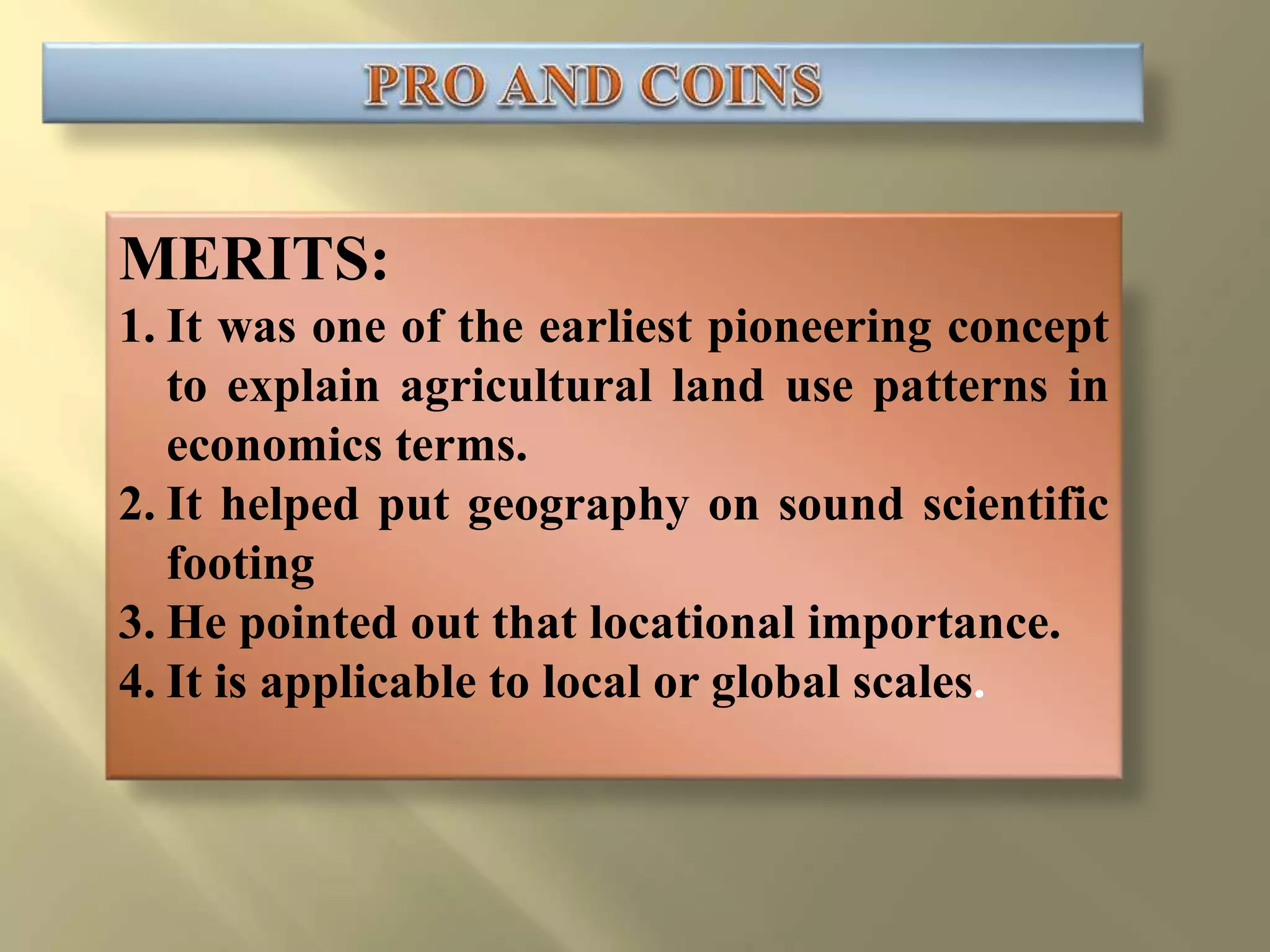 Von thunen model | PPTX