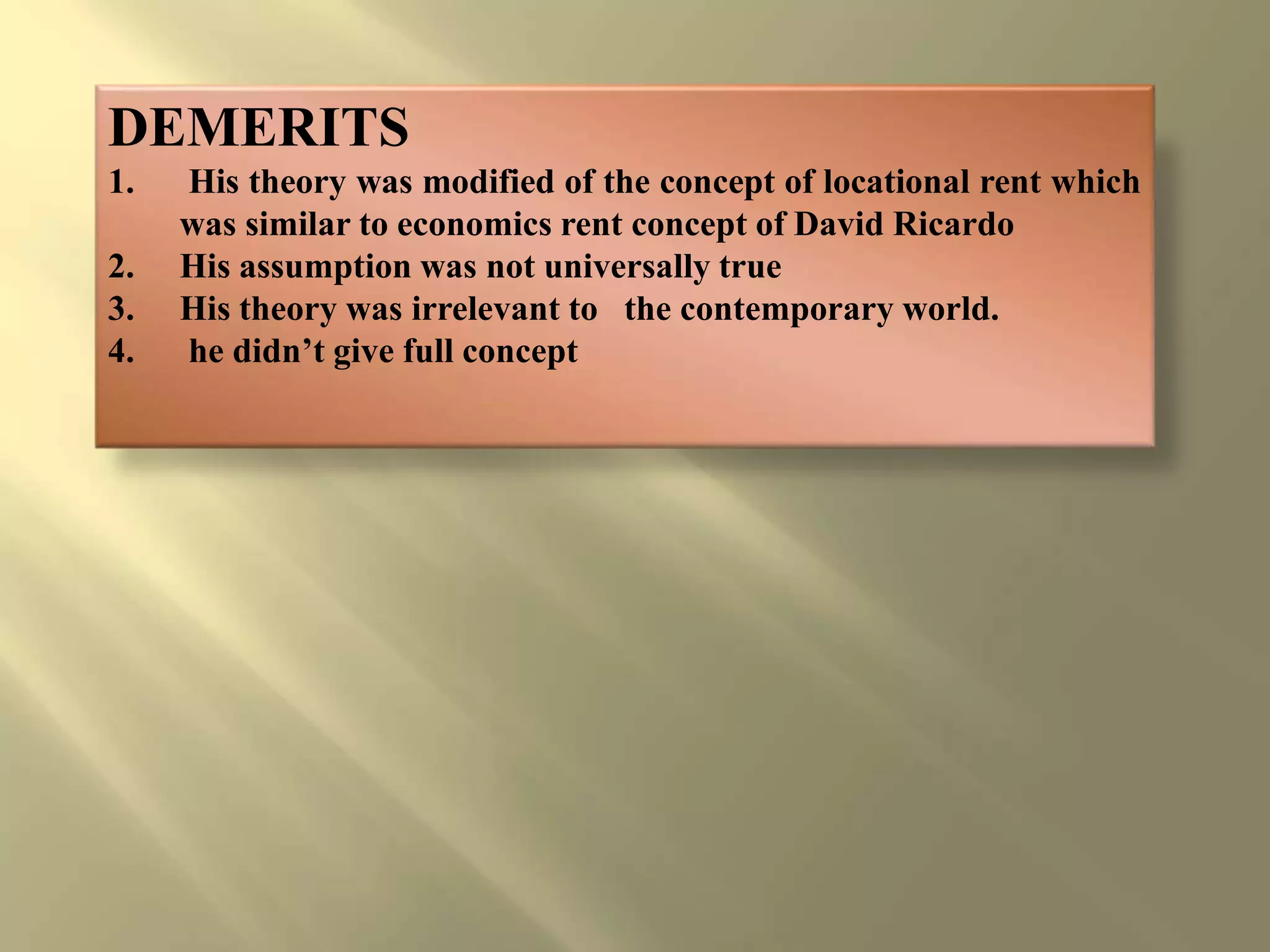 Von thunen model | PPTX