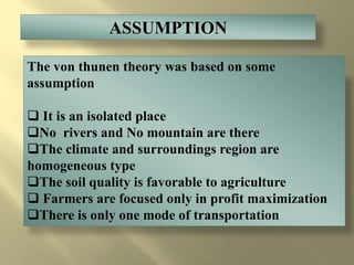 Von thunen model | PPTX
