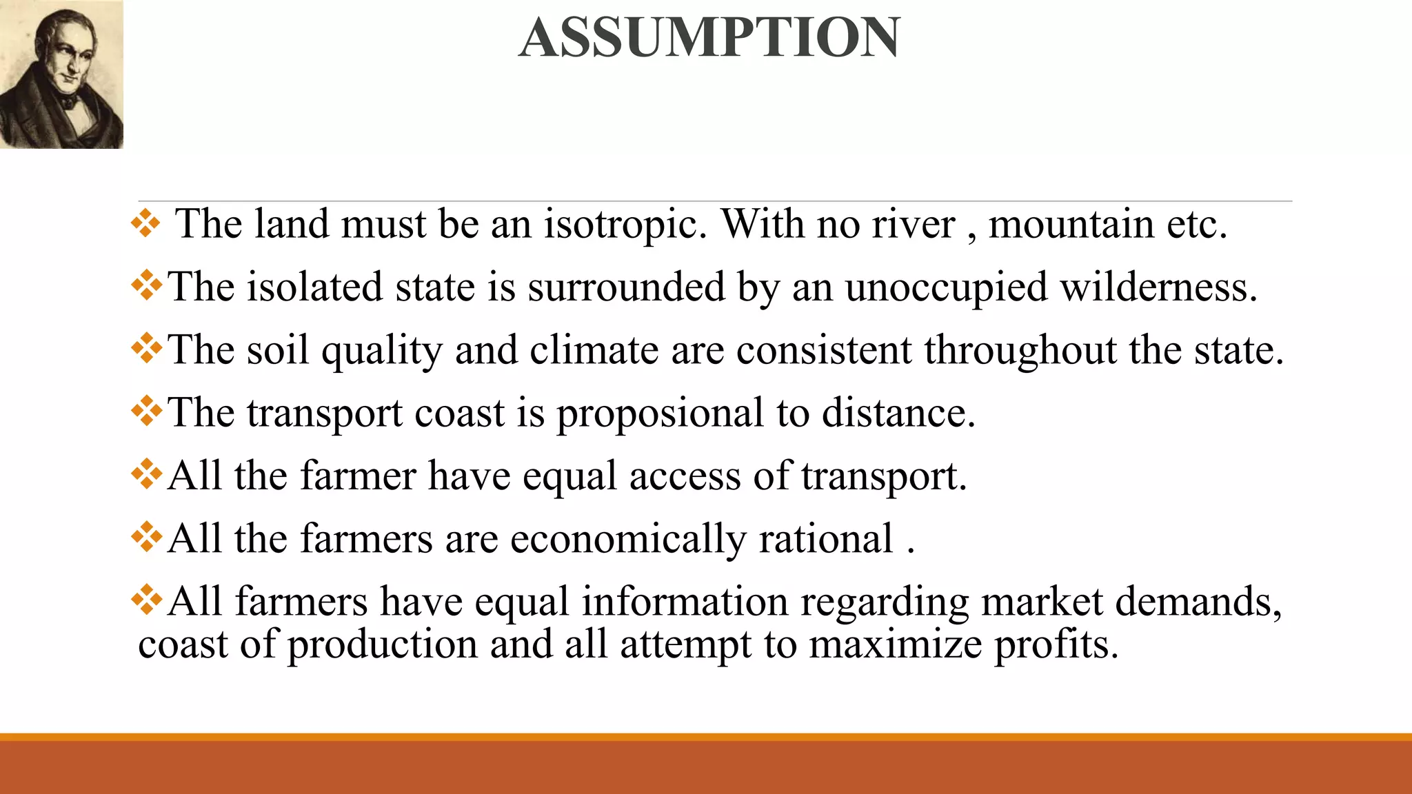 Von thunen’s model of agricultural land use | PPTX